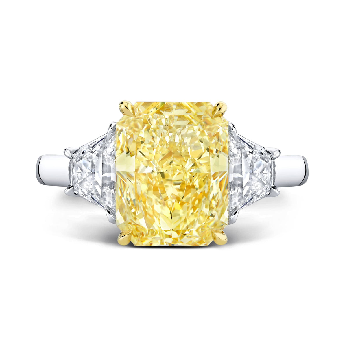 Yellow Radiant Diamond Ring – Hamra Jewelers